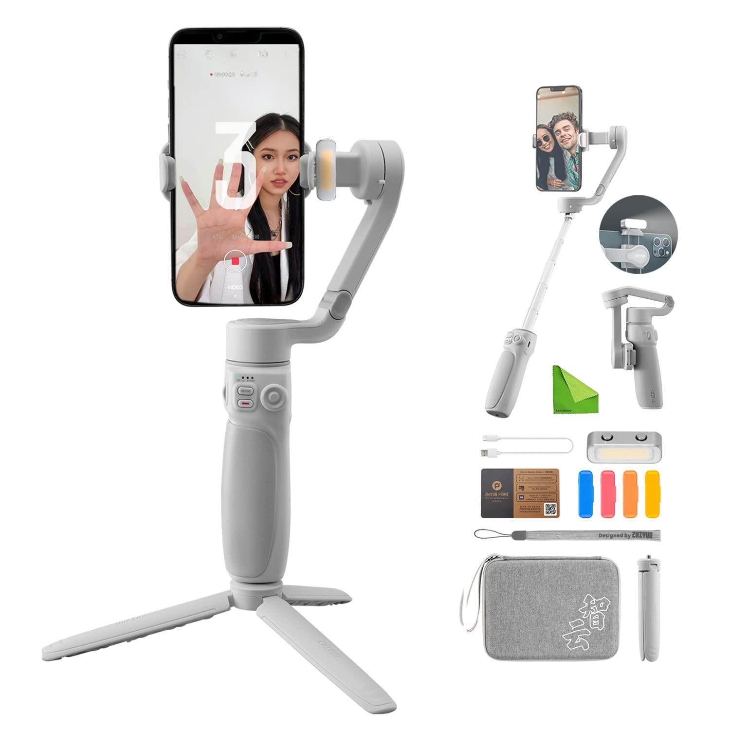 Mua Zhiyun Smooth Q4 Gimbal Stabilizer for Smartphone iPhone Android Cellphone,3-Axis Phone ...