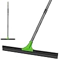 Amazon.com: DALIPER Rubber Floor Squeegee with 24” Heavy Duty Silicone Rubber Scraper Head and ...