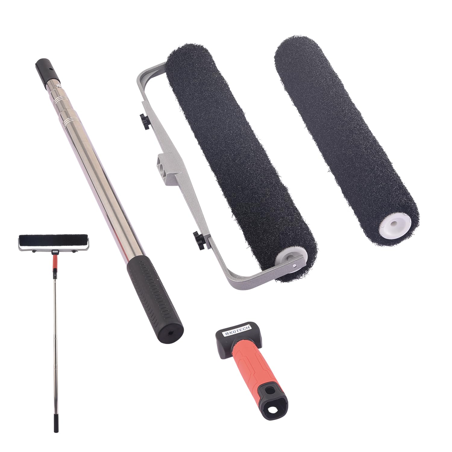 BXGTECH 18inch+16inch Drywall Compound Roller with Extension Handle ...