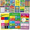 15 Laminated Educational Posters, Alphabet, Shapes, Colors, Numbers 1 ...