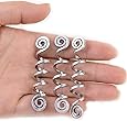 Amazon.com: Viking Hair Beads Spiral Coils-Beard Jewelry Dwarven Beard ...