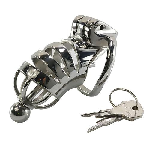 Stainless Steel Chastity Lock Male Cage Chastity Device Male Metal ...