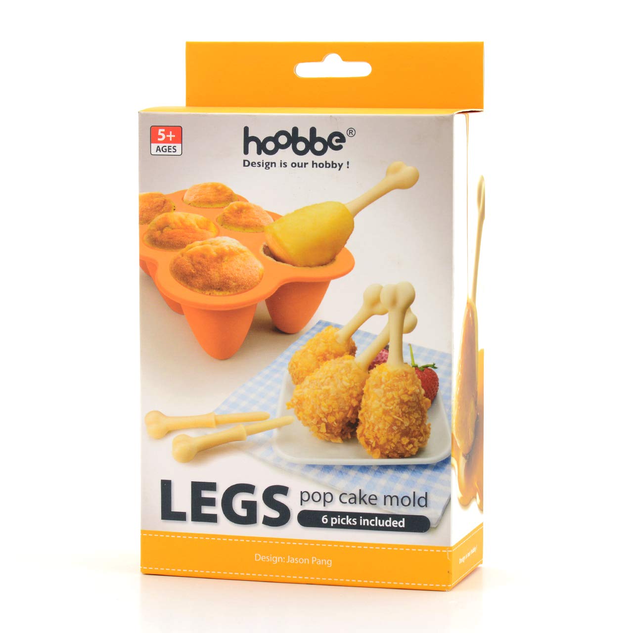 Fried Chicken Leg Silicone Baking Cake Pop Mould Novelty Fun Mold For 6 ...