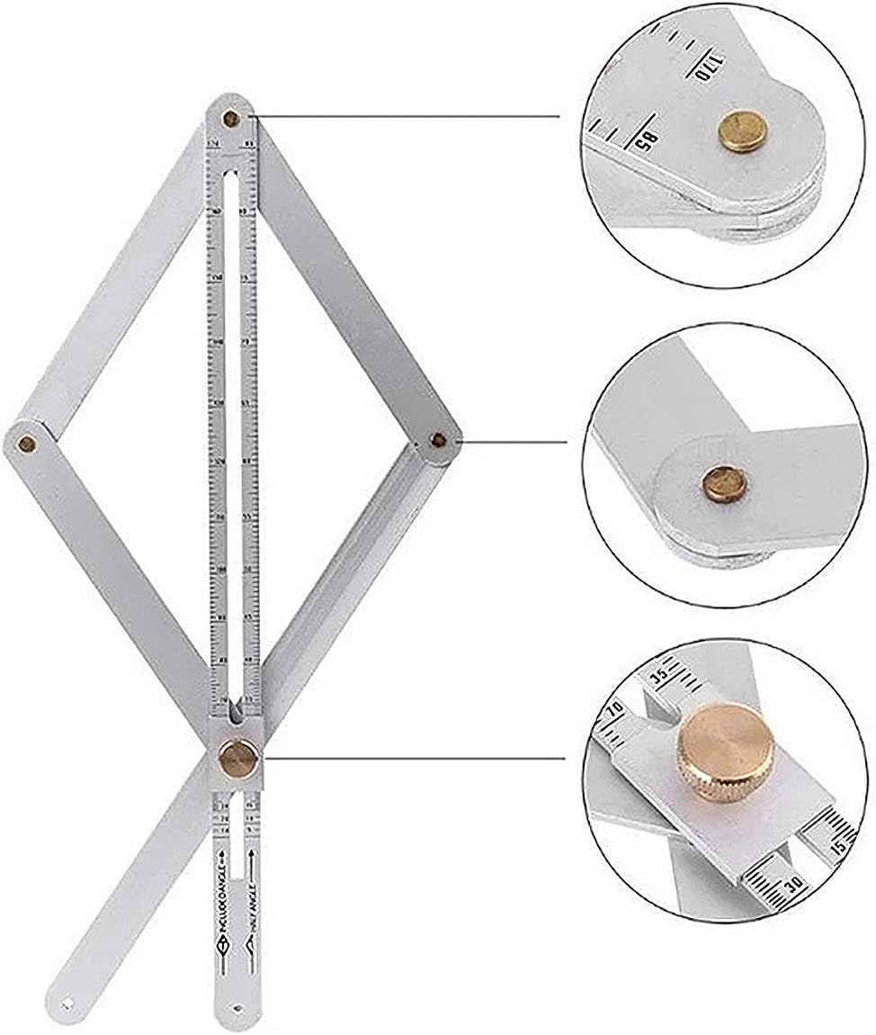 Dimensional Measurement ECYC Right Angle Bevel Corner Protractor Angle ...