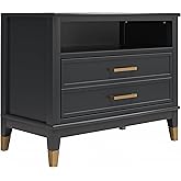Amazon.com: CosmoLiving by Cosmopolitan Elizabeth Nightstand, Smoke ...