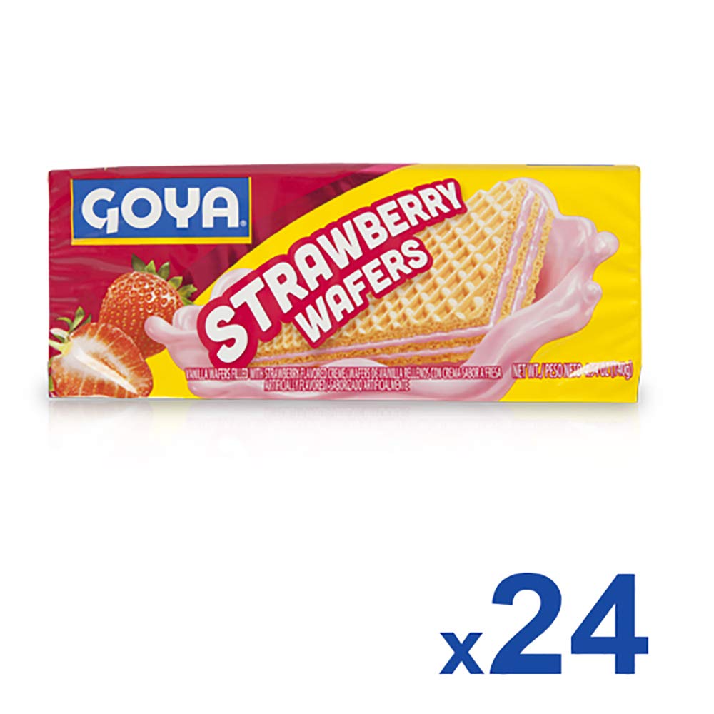 Goya Foods Strawberry Wafer, 4.94 Ounce (Pack of 24): Amazon.com ...
