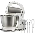 Amazon.com: Hamilton Beach Classic Stand and Hand Mixer, 4 Quarts, 6 ...