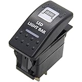 Amazon.com: LED Light Bar Rocker Switch, 5 Pin On-Off Switch for UTV ...