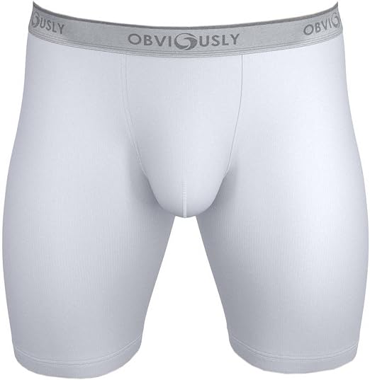 Obviously Men's EveryMan AnatoFREE Boxer Brief 9 Inch Leg (Black/XL ...