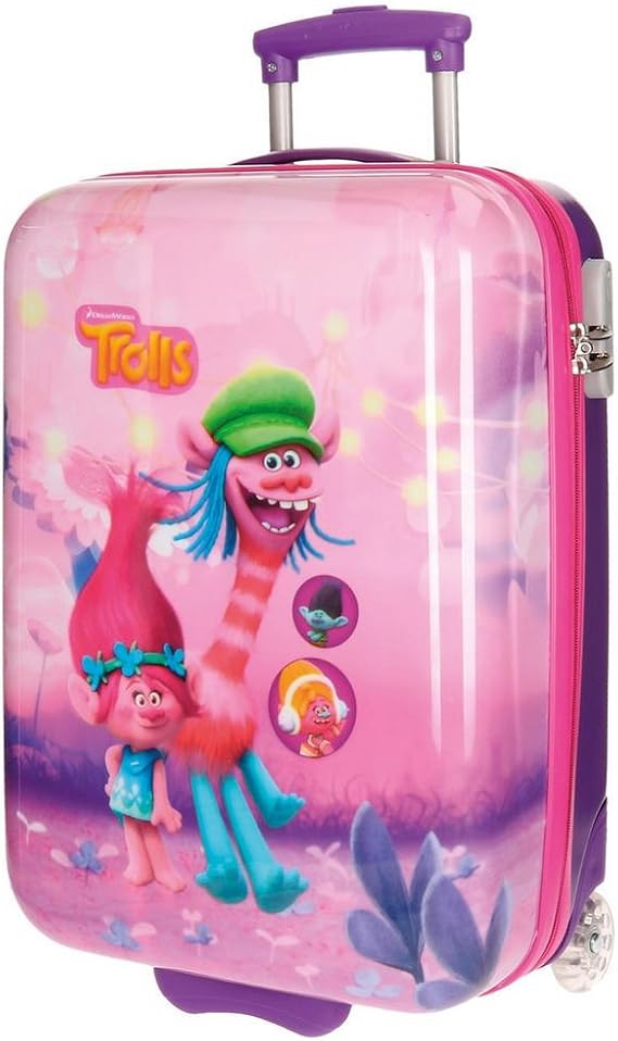 Trolls Trolls Friends Children's Luggage, 55 cm, 34 liters, Pink (Rosa ...