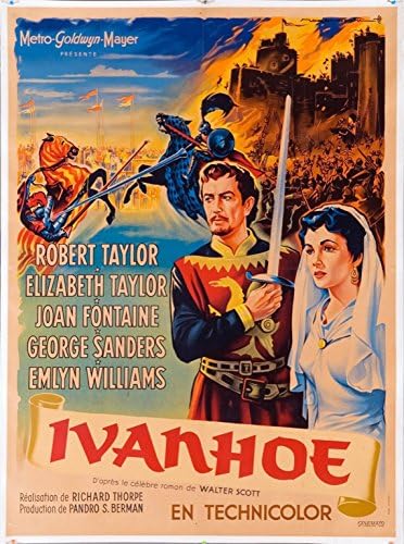 Ivanhoe (1952) Original Movie Poster at Amazon's Entertainment ...