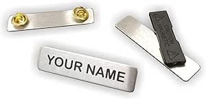 Amazon.com : Uniform Name Badge, Military/Police Style with Clutch or ...