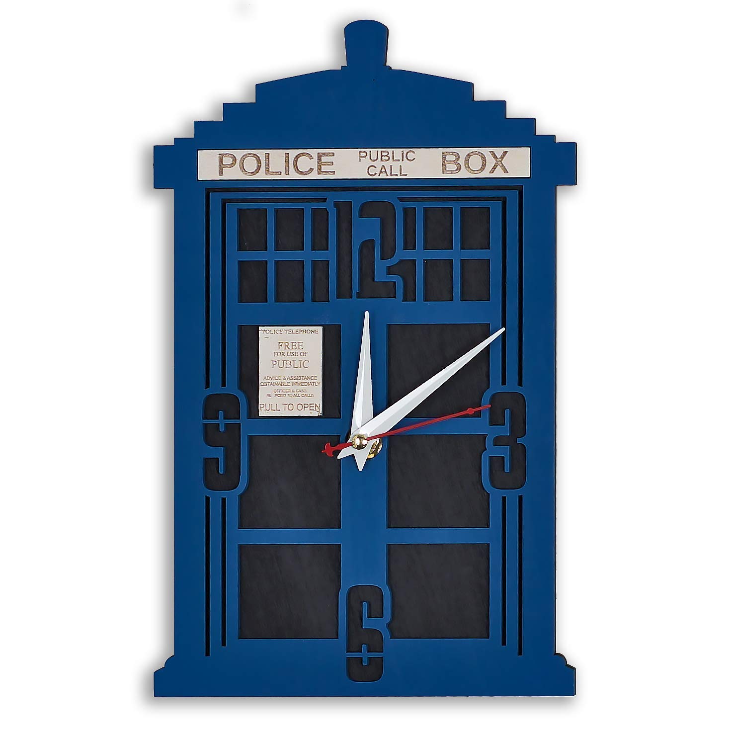 Amazon.com: Blue wooden British POLICE BOX HANDCRAFTED wooden keyholder ...