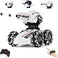 Amazon.com: 3in1 RC Car Tank,Kids Stunt Shooting Water Bomb Remote ...