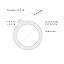 Amazon.com - White Gaskets- Pack of 6 - Kitchen Storage And ...
