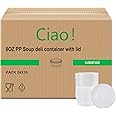 Amazon.com: CIAO! 8OZ PP Injection Molded Soup-Deli Container with ...