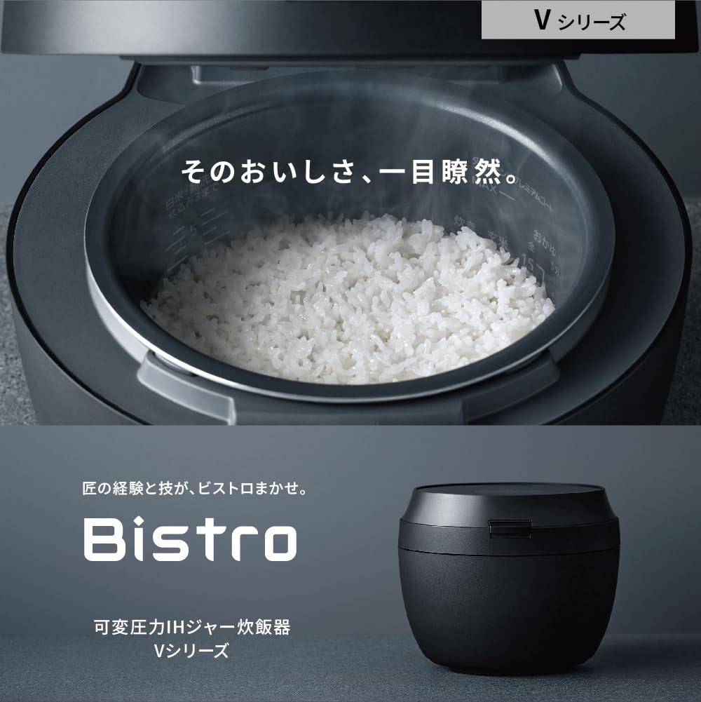 Mua Panasonic SR-V10BA-K Rice Cooker 5.5 Cup Bistro Black trên Amazon ...