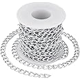 Amazon.com: 16.4 Feet Aluminum Curb Chains 10x6.5x1.8mm Twisted Links ...