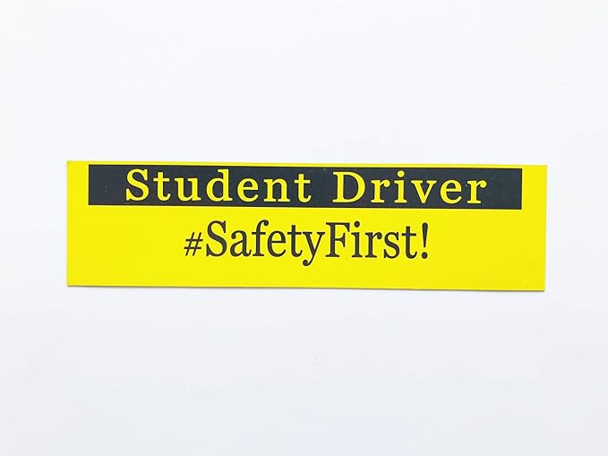 Amazon.com: Drive Safe Stickers #SafetyFirst! Student Driver Safety ...
