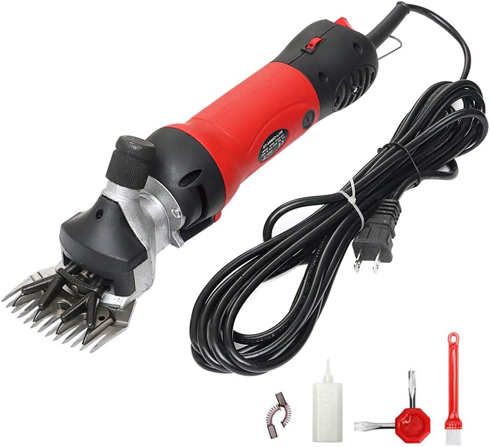 Amazon.com : TEKEMP Sheep Shears, Goat Llama Alpacas Thick Coat and ...