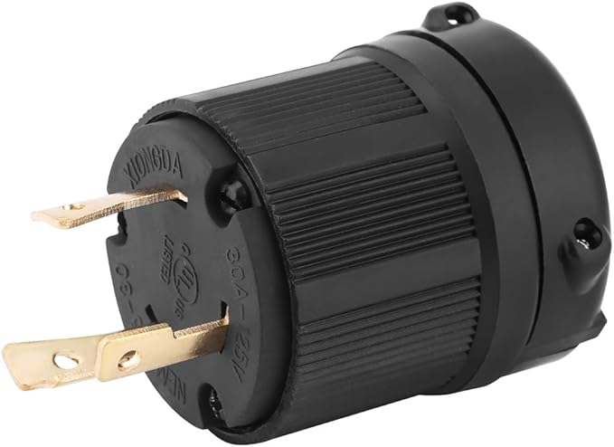 Amazon.com: NEMA L5-30P 30 Amp 125 Volt Twist Lock Male Plug USA 3 Pole ...