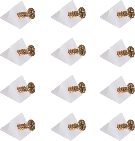 LAITER 100 Pcs Cale Plastique d'Angle pour Meuble Connecteur Arrière ...