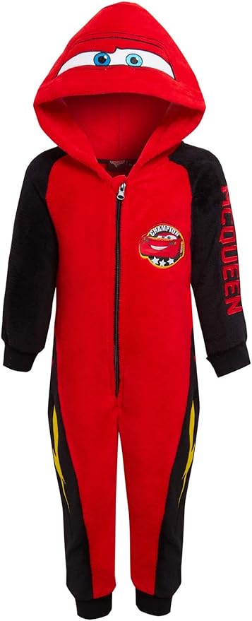 Disney Boys Cars Onesie Dress Up All in One Red 8 Years: Amazon.co.uk ...