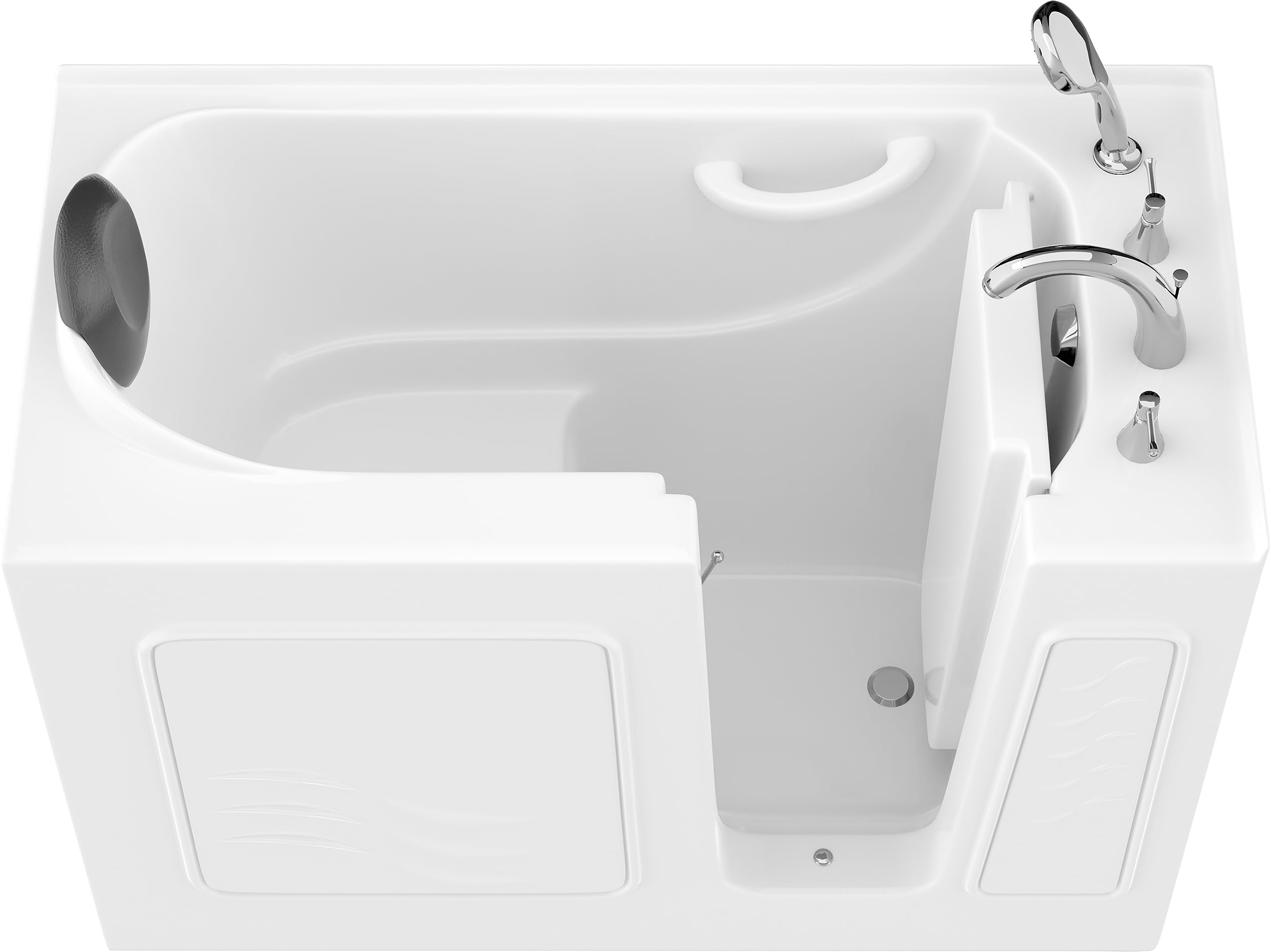 NOT PACKAGED MINOR MAKRS ANZZI Walk-In Tub 53'' x 26'' in White, Easy ...