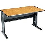 Amazon.com: Safco Products Connect Single Work Table, Natural: Kitchen ...
