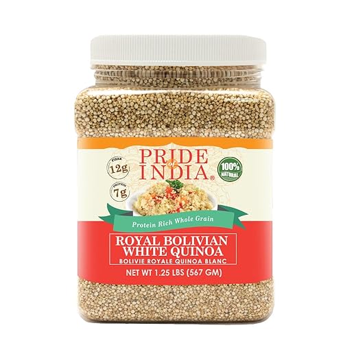 Pride Of India - Natural White Royal Quinoa - 100% Bolivian Superior ...