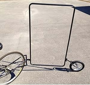 Amazon.com : i10Direct Bicycle Billboard Advertising Bike Trailer ...