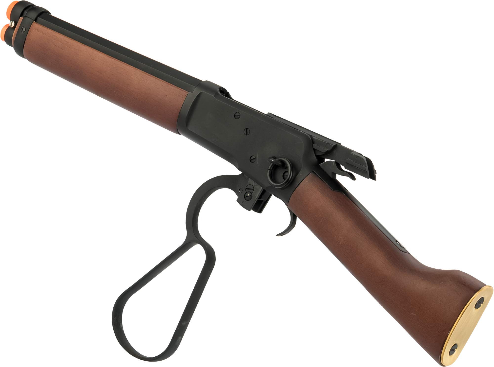 Evike Airsoft - A&K M1873 - Mares Leg - Lever Action Airsoft Gas Ri.fle ...