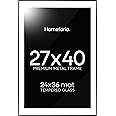 Amazon.com - Homeforia 27x40 inch Poster Frame Black, High End Metal 27 ...