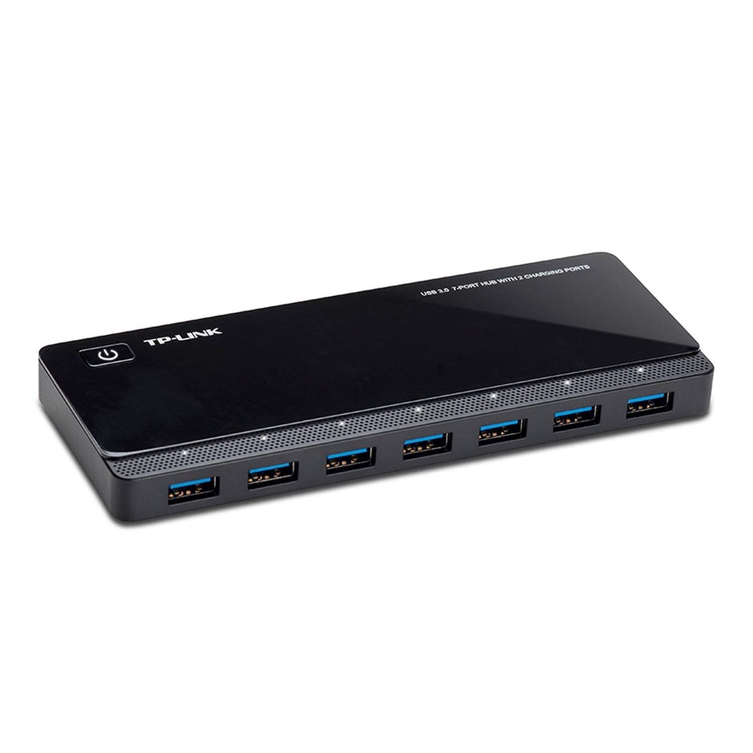 TP-Link Powered USB Hub 3.0 with 7 USB 3.0 Data Ports and 2 Smart ...