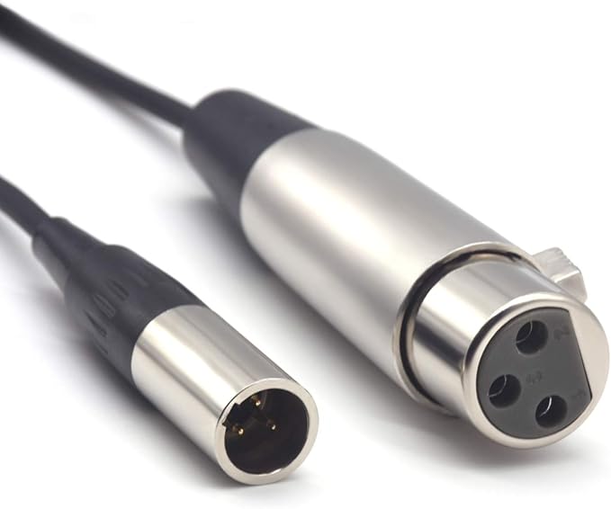 SiYear Mikrofonkabel Mini-XLR-Stecker auf XLR-Buchse, für Blackmagic ...
