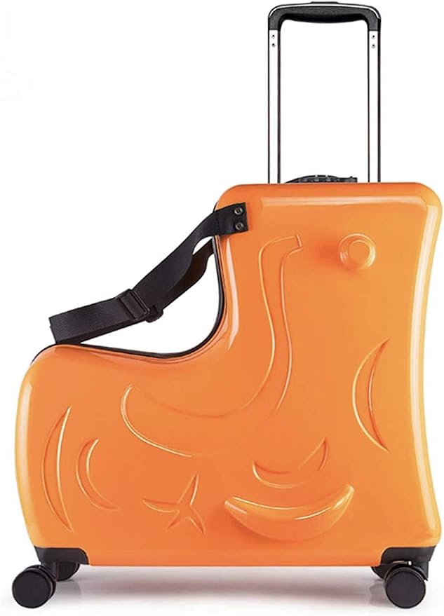 Amazon.com | Luggage-Ride On Suitcase Unisex Ride Roll-Functional ...