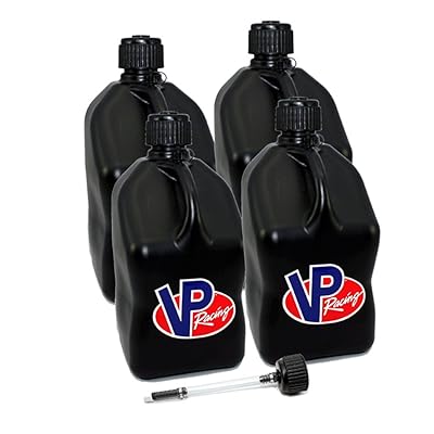 4 Pack VP 5 Gallon Square Black Racing Utility Jugs Nepal | Ubuy