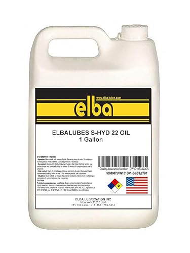 ELBALUBES S-HYD 22 Industrial Hydraulic Oil | Zinc-Free Ashless | Cross ...