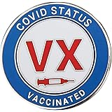 Amazon.com: COVID Vaccine Pin - I've Been COVID Vaccinated Pin - Blue ...