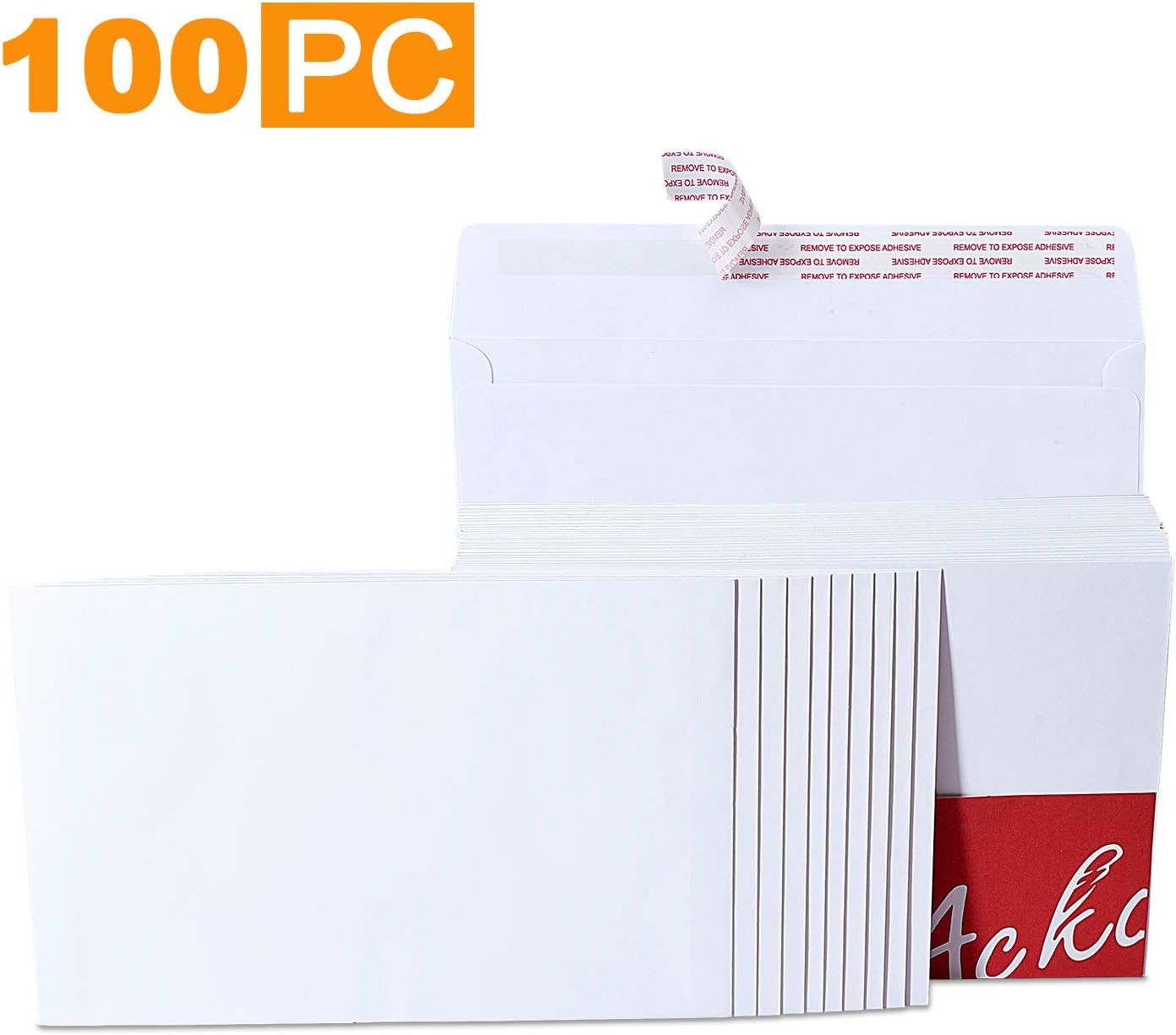 Amazon.com : ACKO 6x9 Invitation Envelopes Self Seal Booklet Envelopes ...
