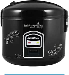 Panela de arroz, Pa5 prime, 5 xícaras, Preto, 110v, Britânia: Amazon ...