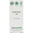 Amazon.com: Ainsworths Kali Bich 30C Homoeopathic Rem 120 tablet ...