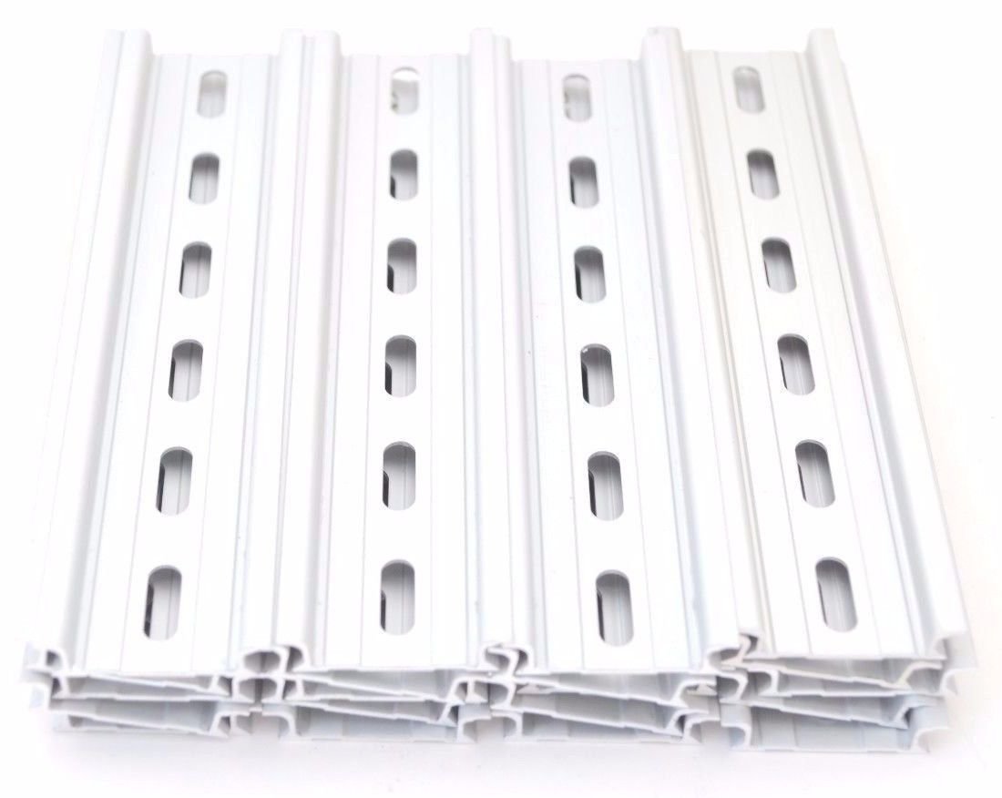 T&G 20 Pieces DIN Rail Slotted Aluminum RoHS 6" Inches Long 35mm Wide 7 ...