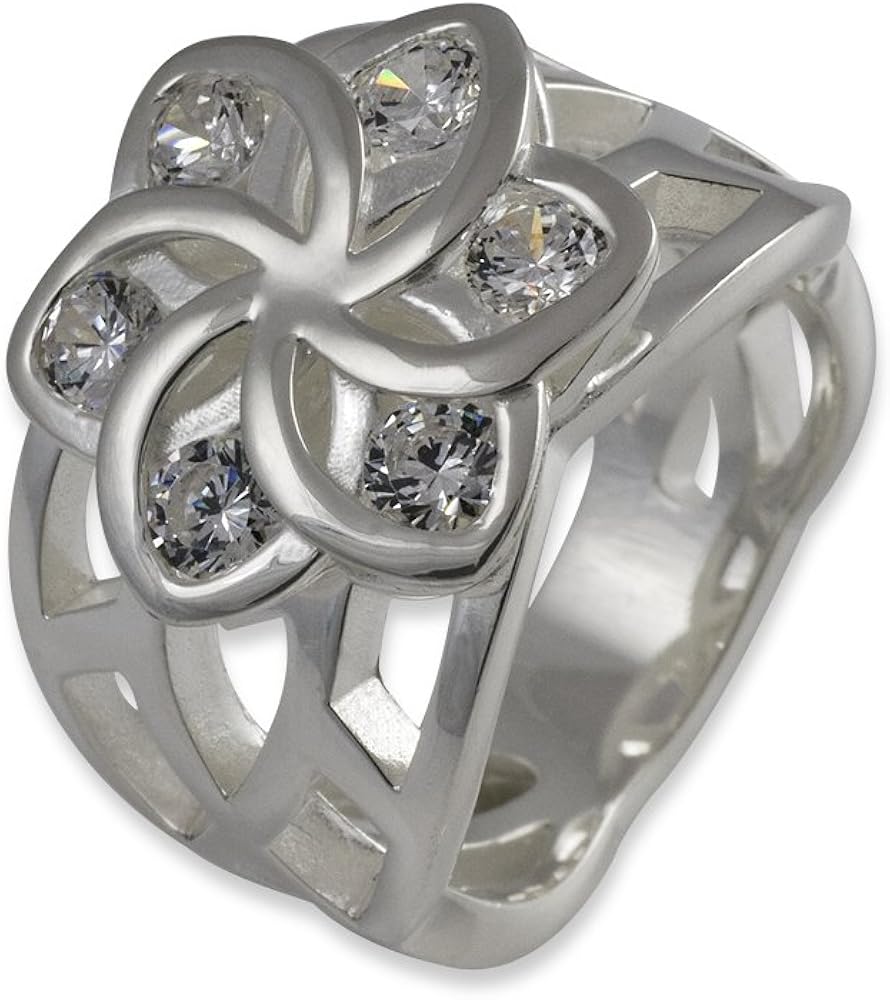 Herr der Ringe-Herren Elben Ring Silber 925 Flowers 5015.50: Amazon.de ...