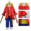 Kids Monkey D. Luffy Costume Straw Hat Luffy Cosplay Anime After 2 ...