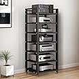 Amazon.com: OMKUOSYA 7-Tier Heavy Duty Audio Component Rack, 140cm Tall ...