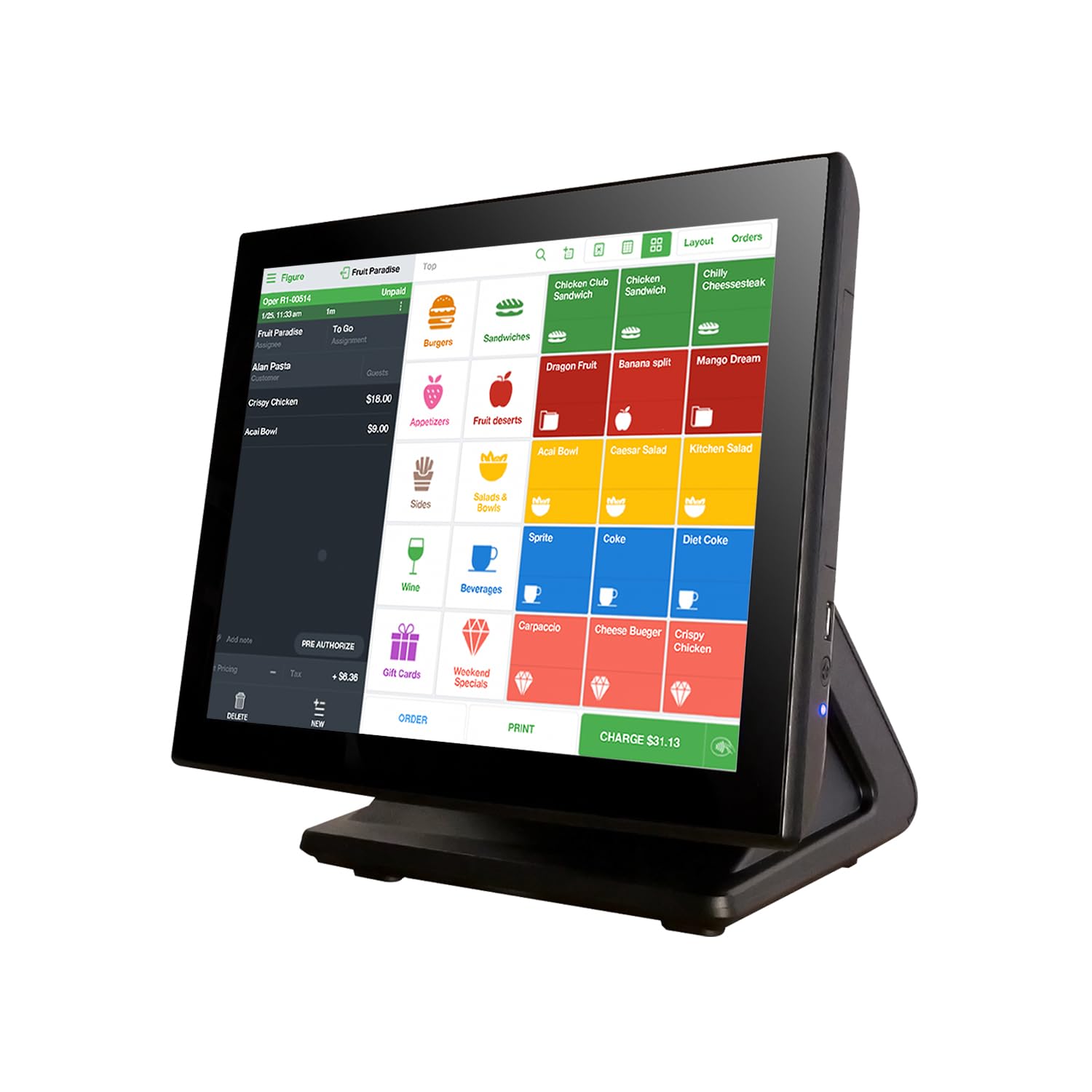 Mua Cash Register Point of Sale Machine POS System with 15 inch Touch ...