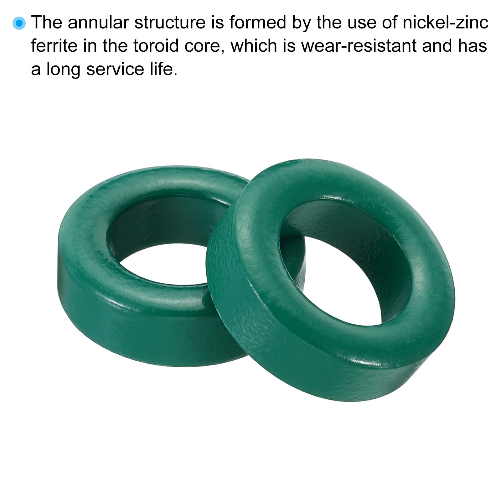 PATIKIL Ferrite Toroid Core, 20 Pcs Toroid Core 1" ODx0.6" IDx0.3" H ...