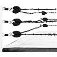 Amazon.com: Black Barbed Wire War Ring Ropes for Wrestling Action ...