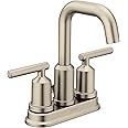 Moen Gibson Brushed Nickel Two-Handle Centerset High Arc Modern ...
